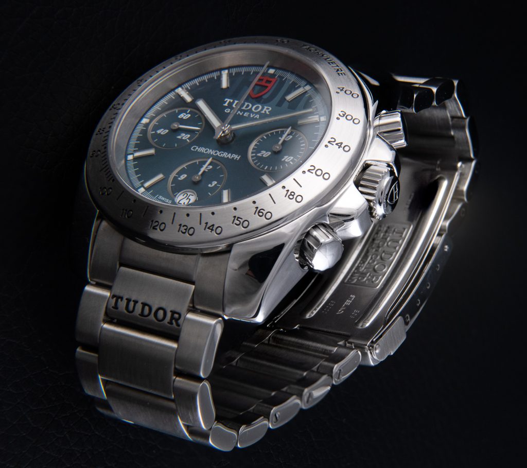 Tudor Sport Chronograph 41 mm, esfera azul. Ref 20300.